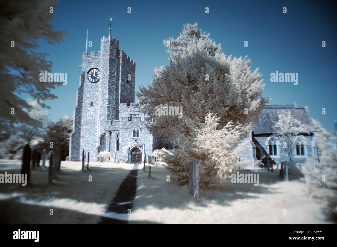 The Parish Church of St Mary's, Chilham Stock Photo - Alamy