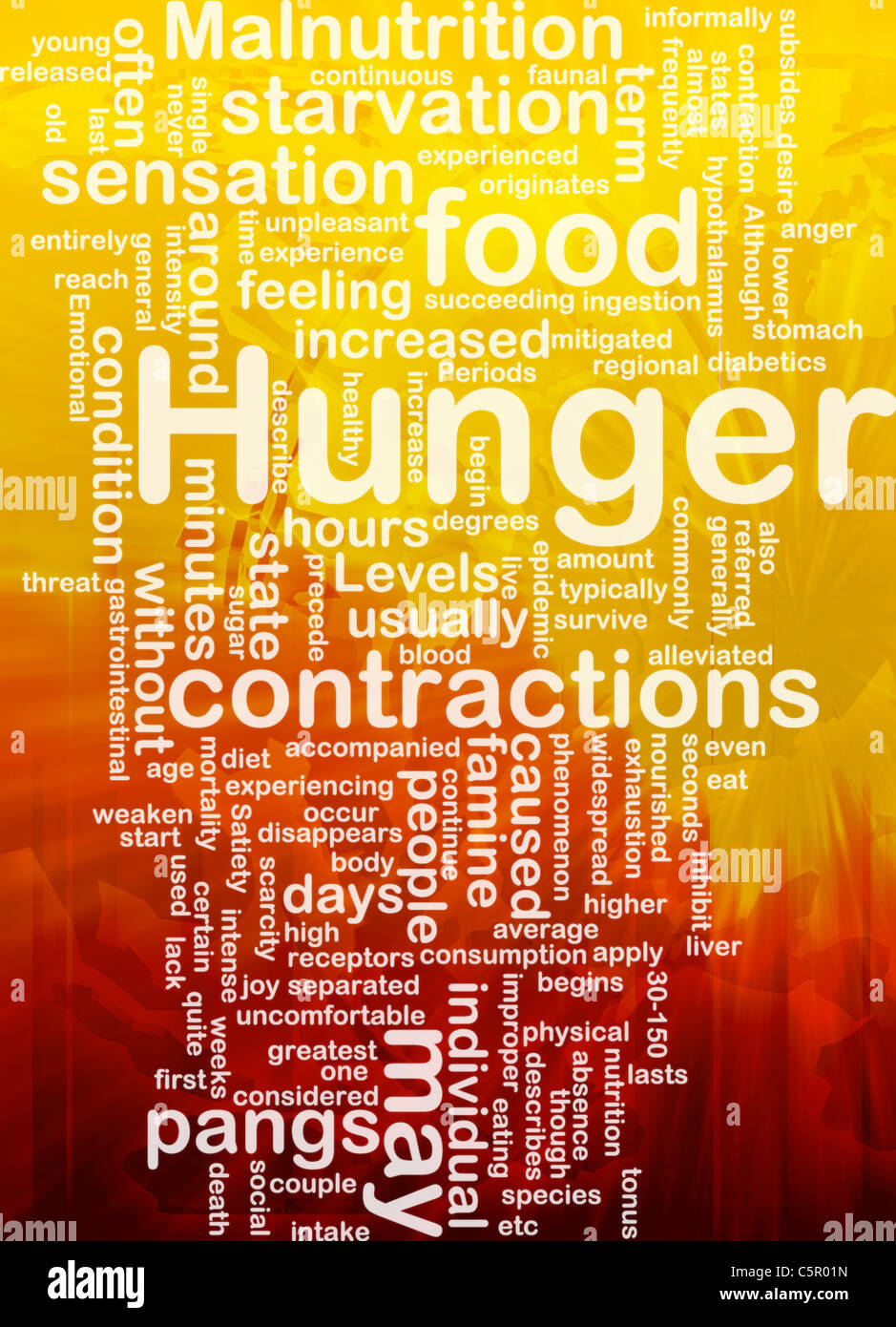 Malnutrition word cloud concept hi-res stock photography and images - Alamy