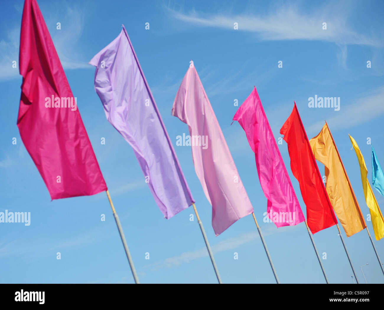 Coloured Flags High Resolution Stock Photography and Images - Alamy