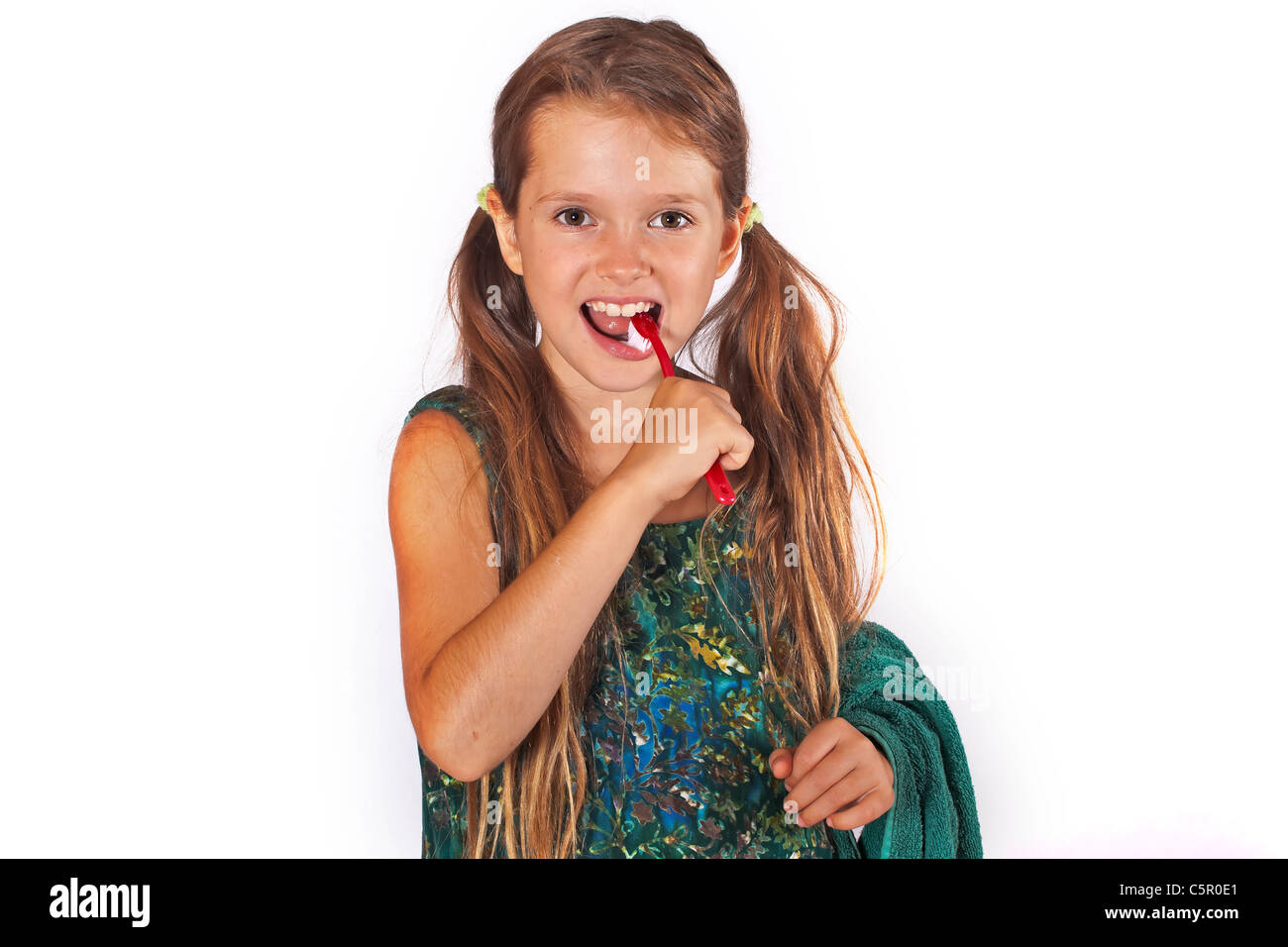 Pretty eight year old girl hi-res stock photography and images - Alamy