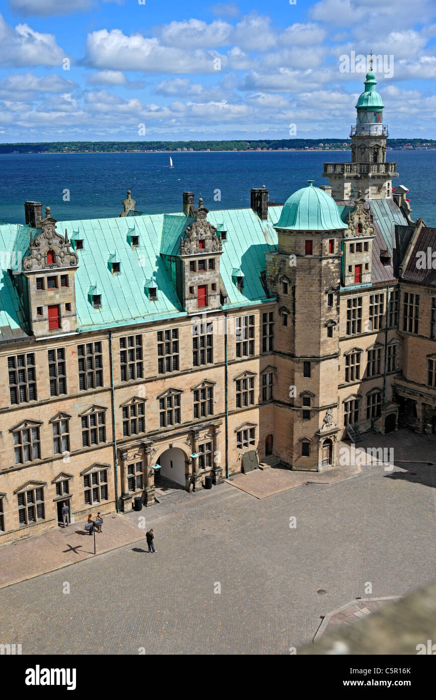 Kronborg palace (Hamlets Elsinore Castle), 1574-1585, Helsingor ...