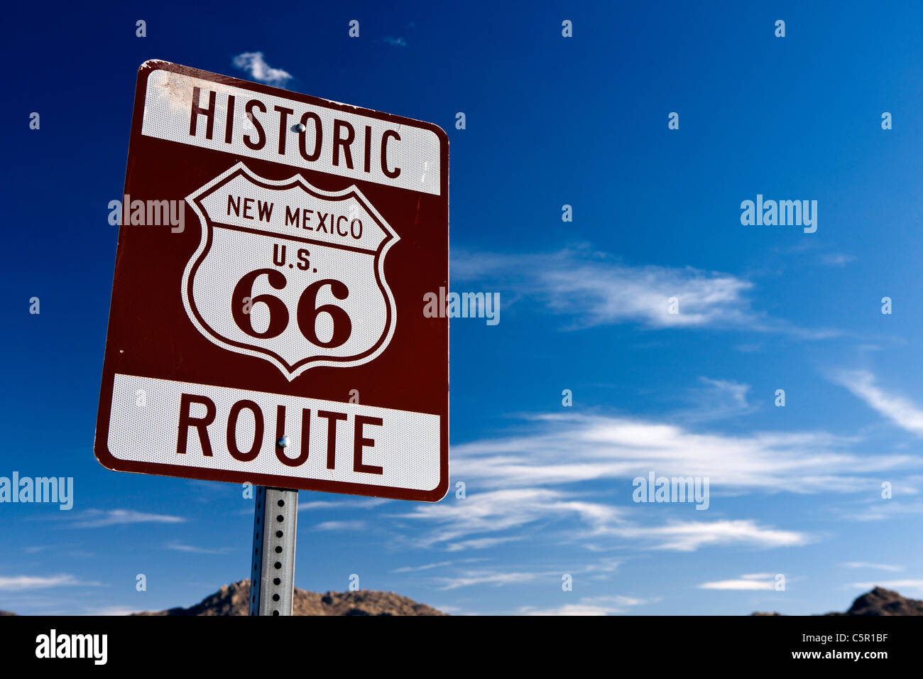 Historic route 66 sign albuquerque hi-res stock photography and images ...