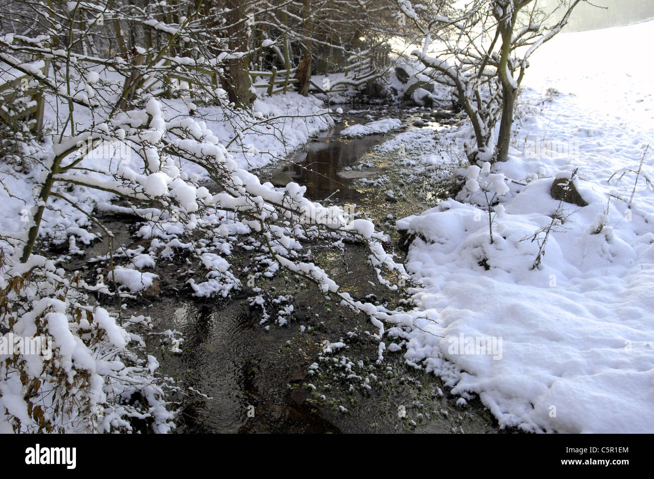 Leicestershire scene snow hi-res stock photography and images - Alamy