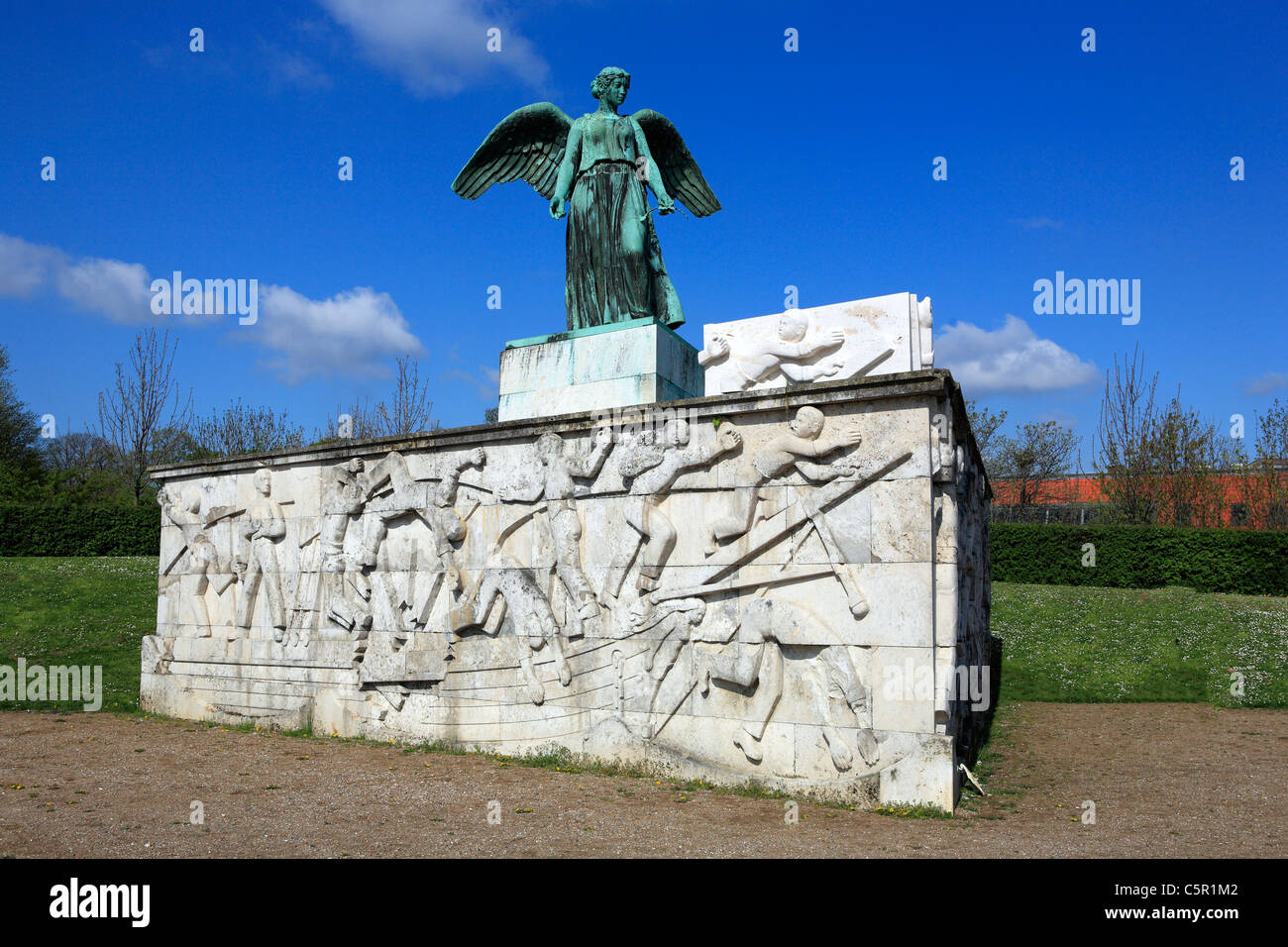 Angel on Langelinie (Sofartsmonumentet), Copenhagen, Denmark Stock ...