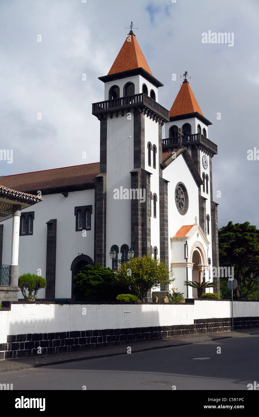 The church in Furnas, São Miguel island, Azores Stock Photo - Alamy