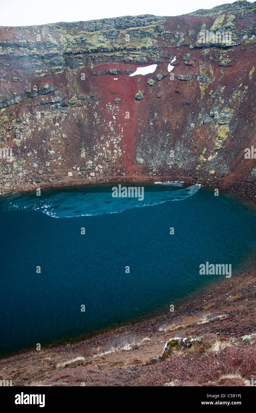 Extinct volcano in Iceland Stock Photo - Alamy