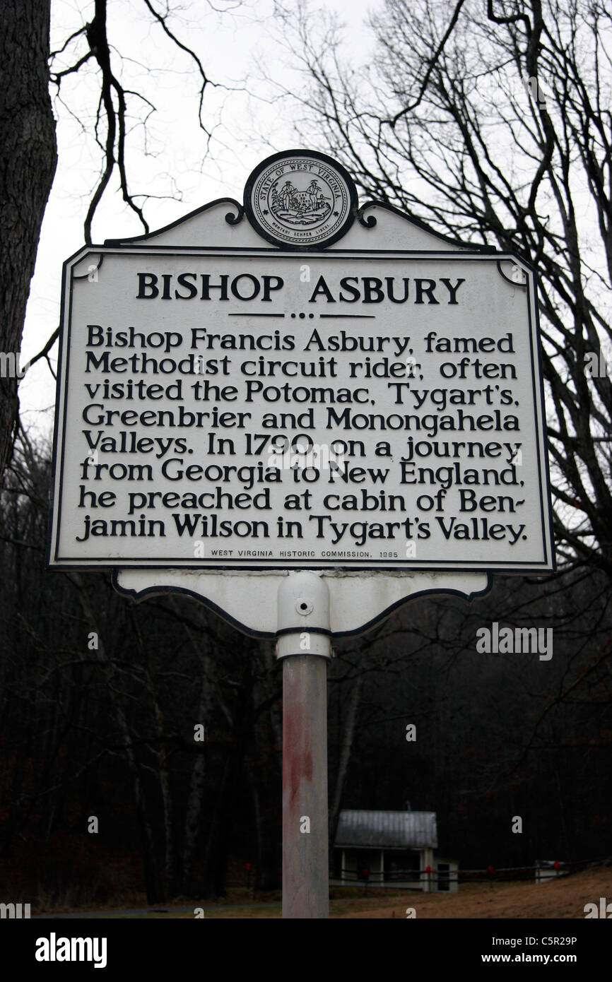 BISHOP ASBURY. Bishop Francis Asbury, famed Methodist circuit rider ...
