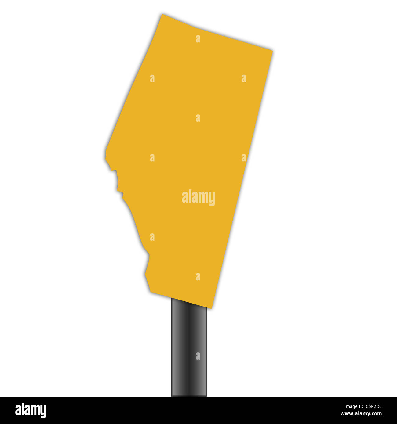 Map of alberta canada hi-res stock photography and images - Alamy