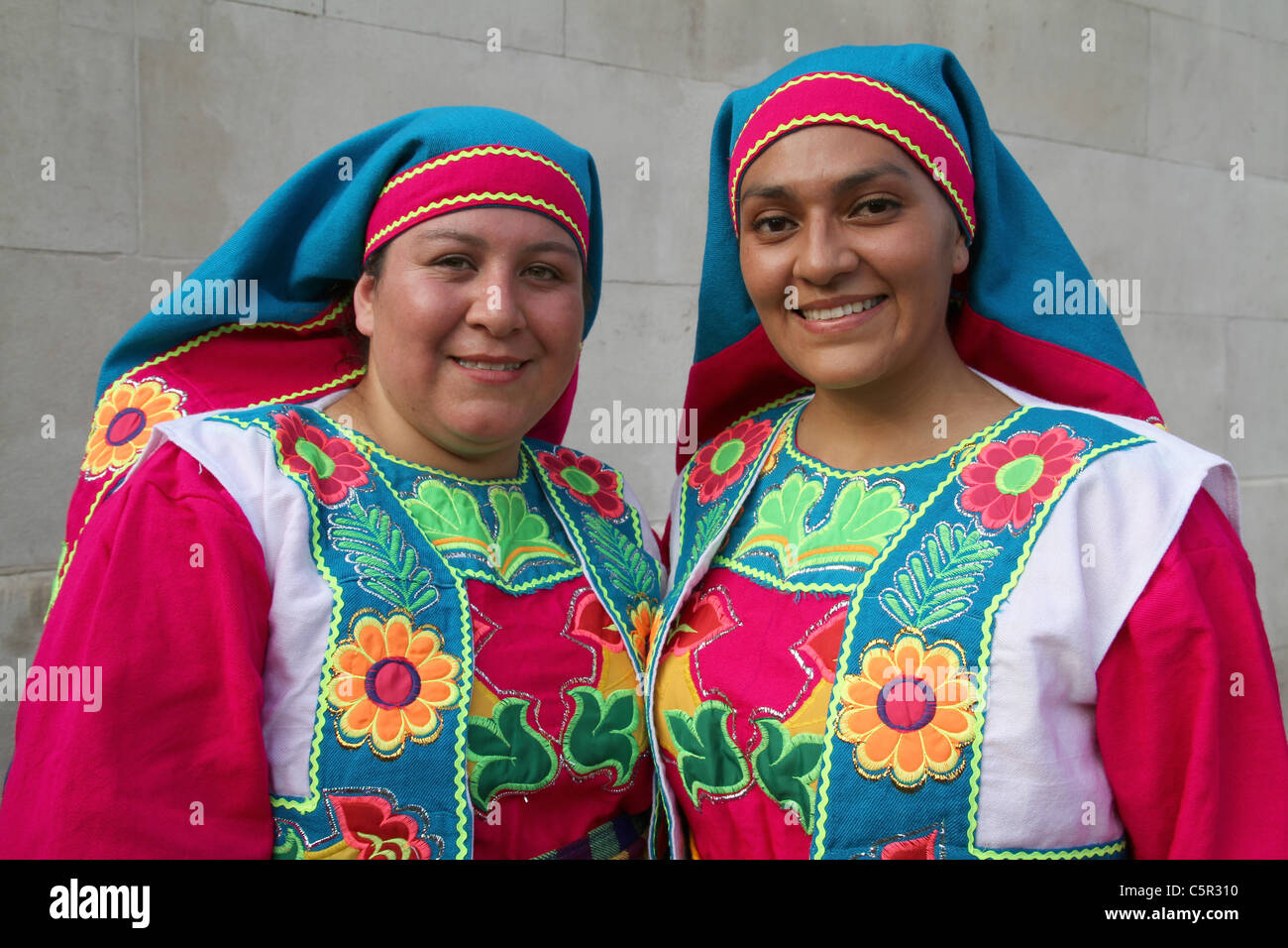 BOLIVIA. Native Aymara and Quechua dancers with traditional costume at ...