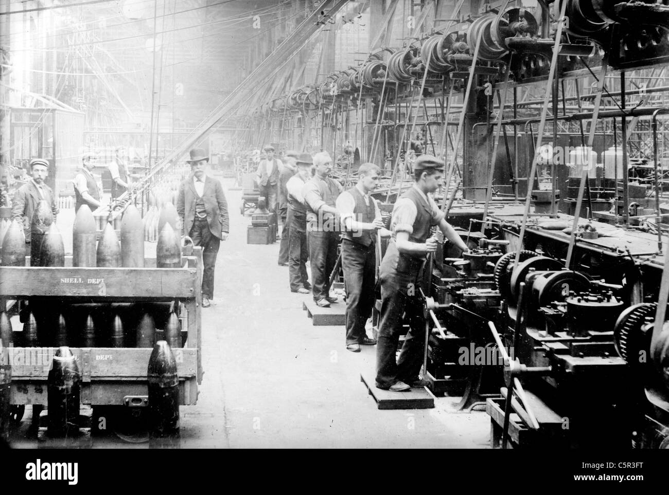 Vickers Sons & Maxims Gun factory Stock Photo - Alamy