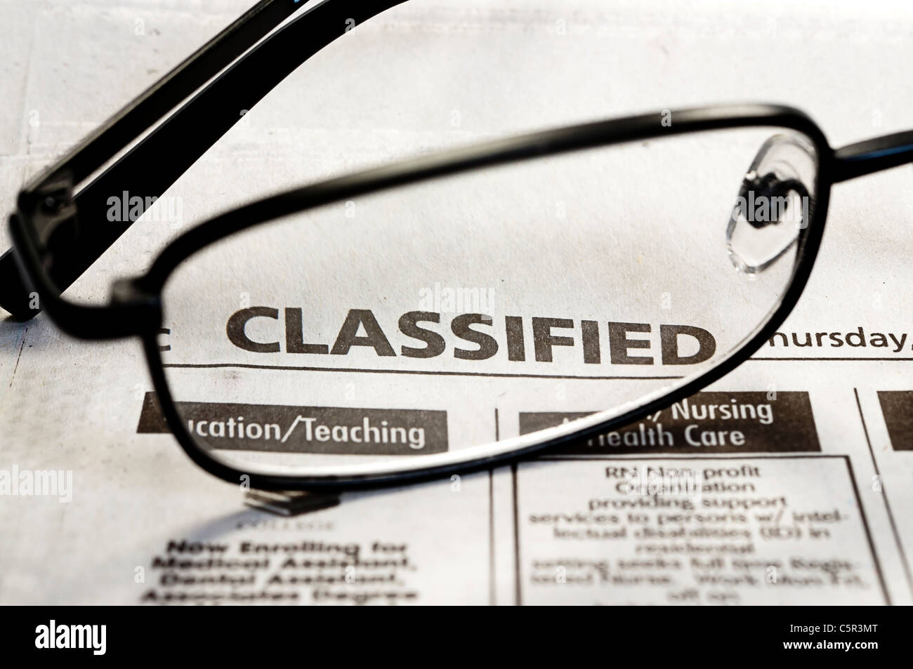 Job Hunting or Job Search Stock Photo - Alamy