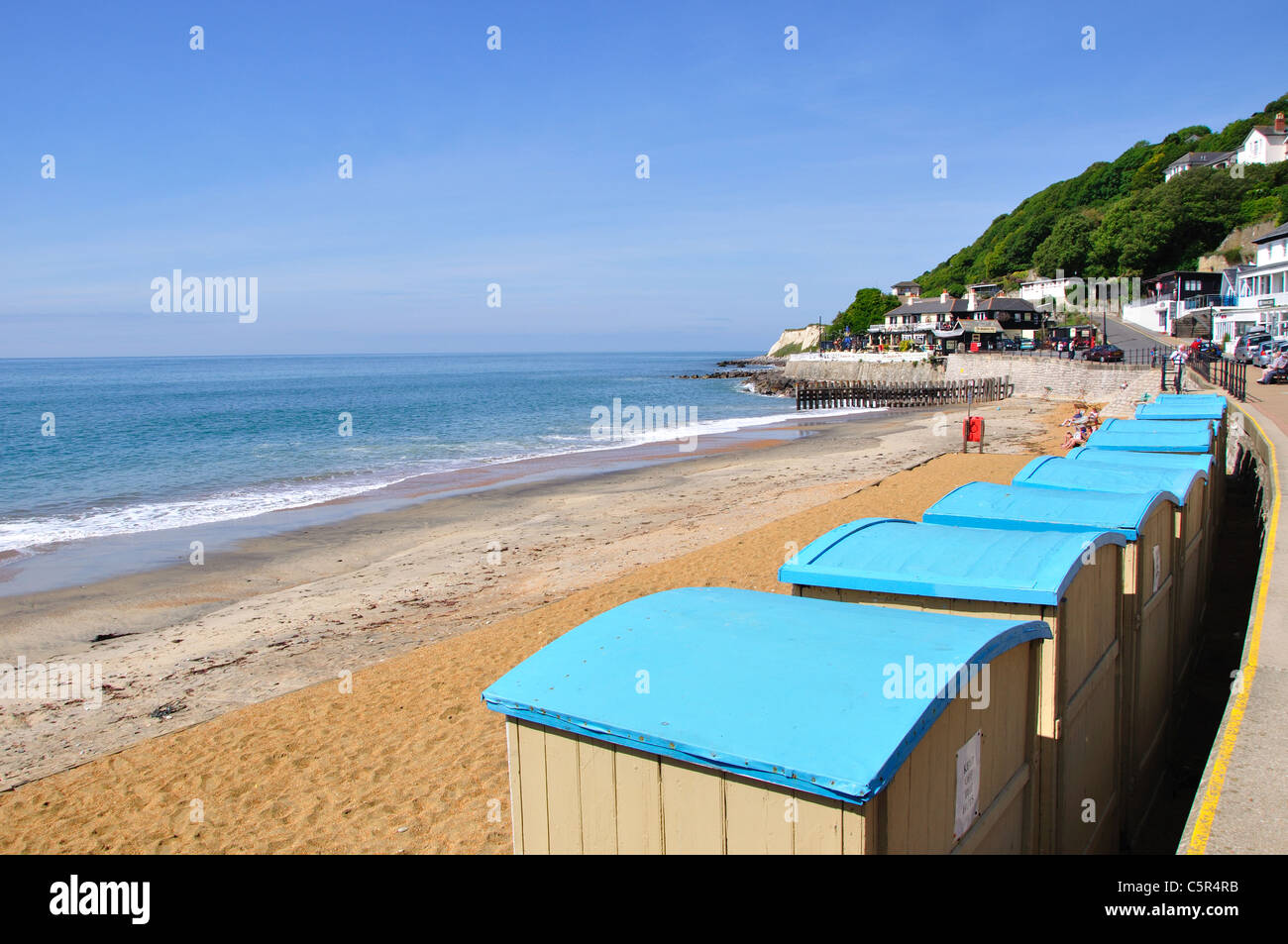 beach huts, Ventnor, Isle of Wight, England, UK Stock Photo - Alamy