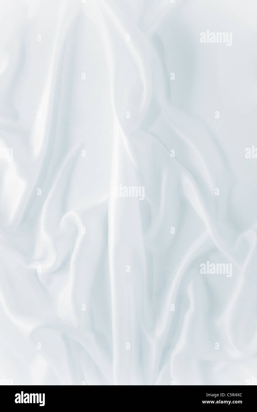 delicate waves of satin silk Stock Photo - Alamy