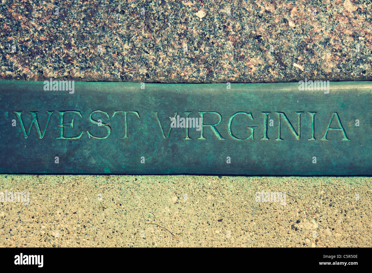 West Virginia sign Stock Photo - Alamy