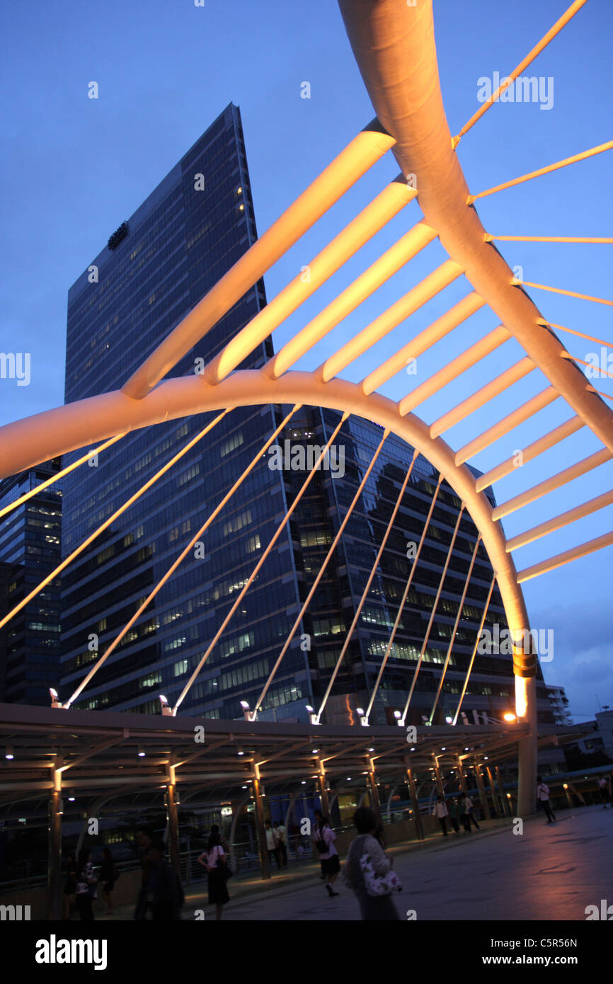 Sathorn bridge hi-res stock photography and images - Alamy