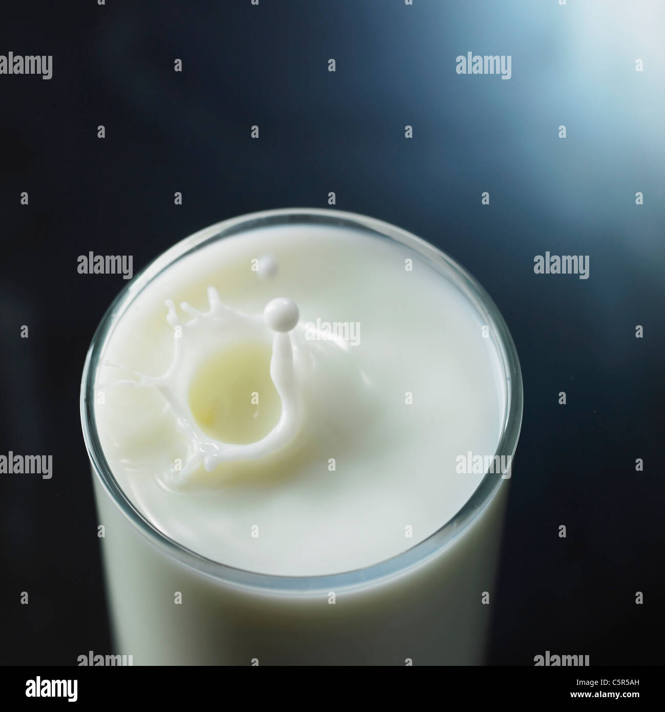 Milk in the cup Stock Photo - Alamy