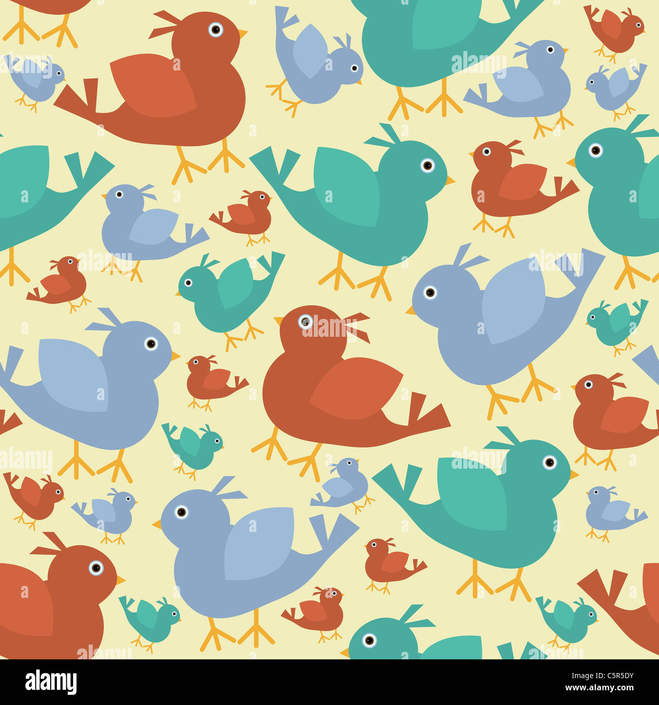 Repeating birds hi-res stock photography and images - Alamy