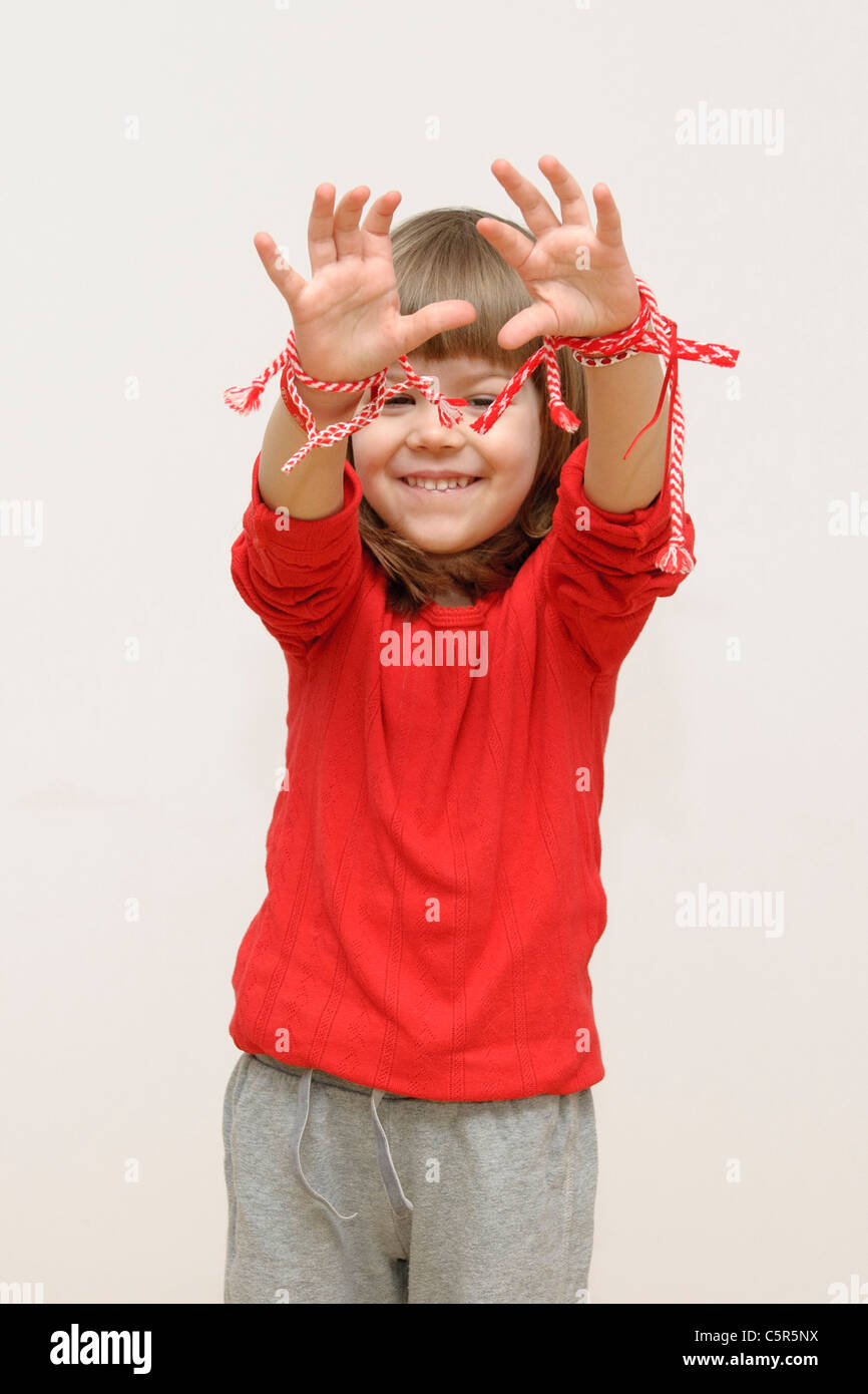 Traditional bulgarian martenitsa Stock Photo - Alamy