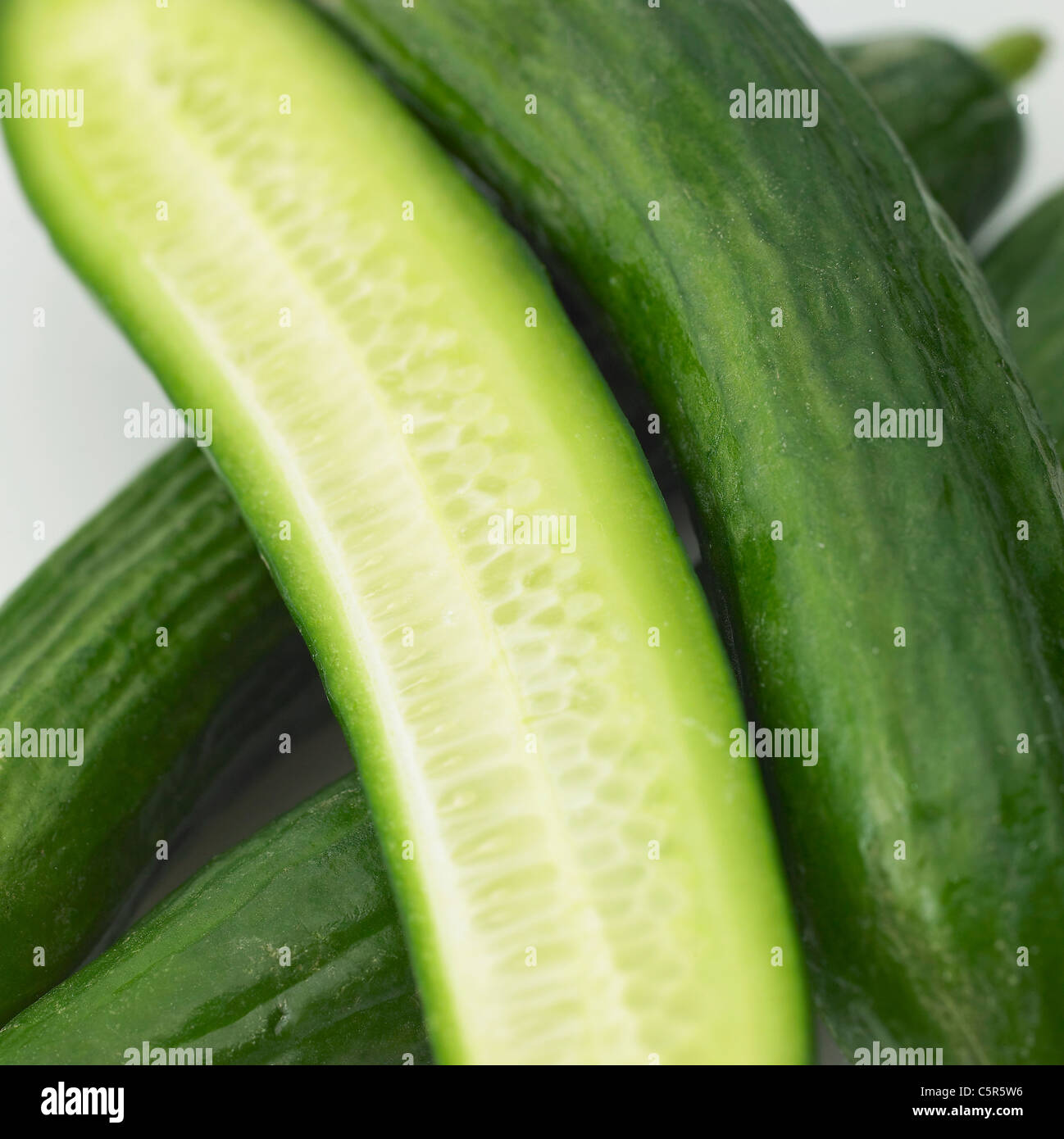 Cross section of cucumber hi-res stock photography and images - Alamy