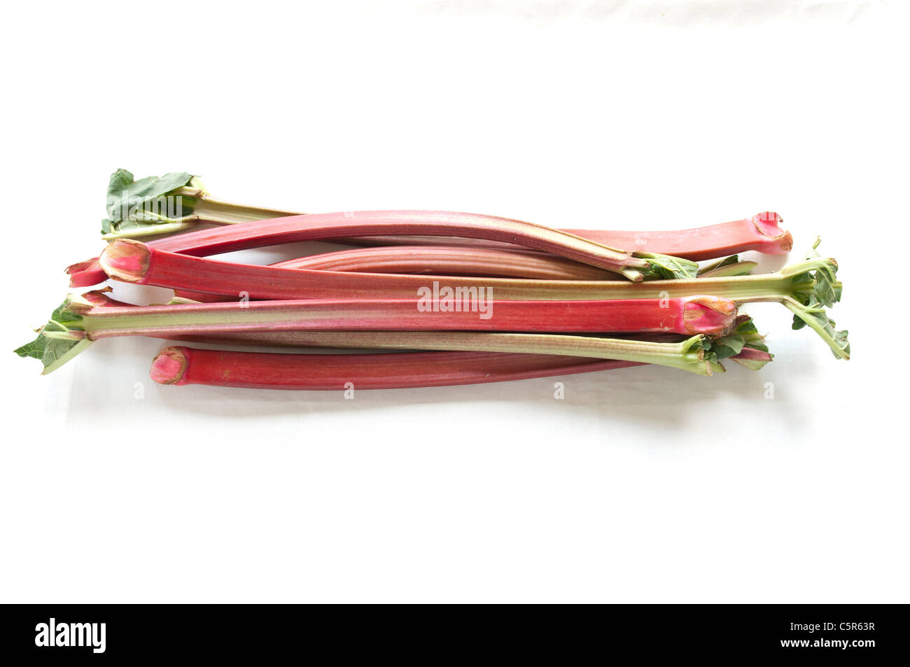 Rhubarb stick Cut Out Stock Images & Pictures - Alamy