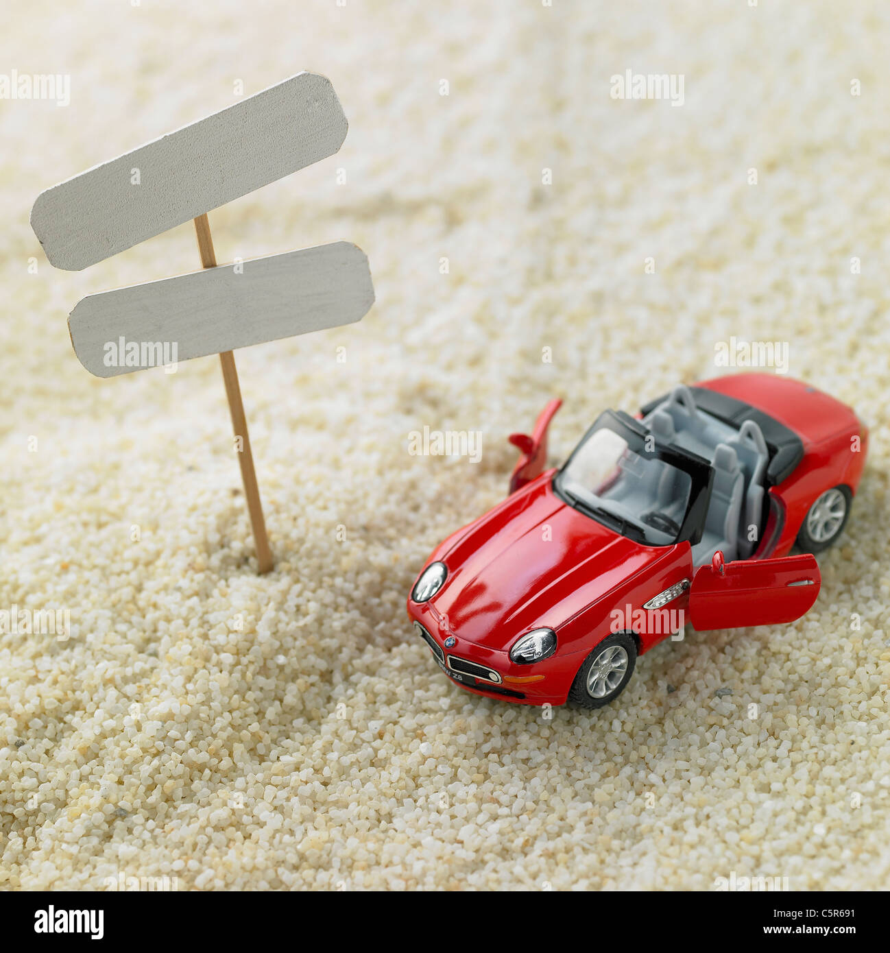 Miniatures red car in hi-res stock photography and images - Alamy