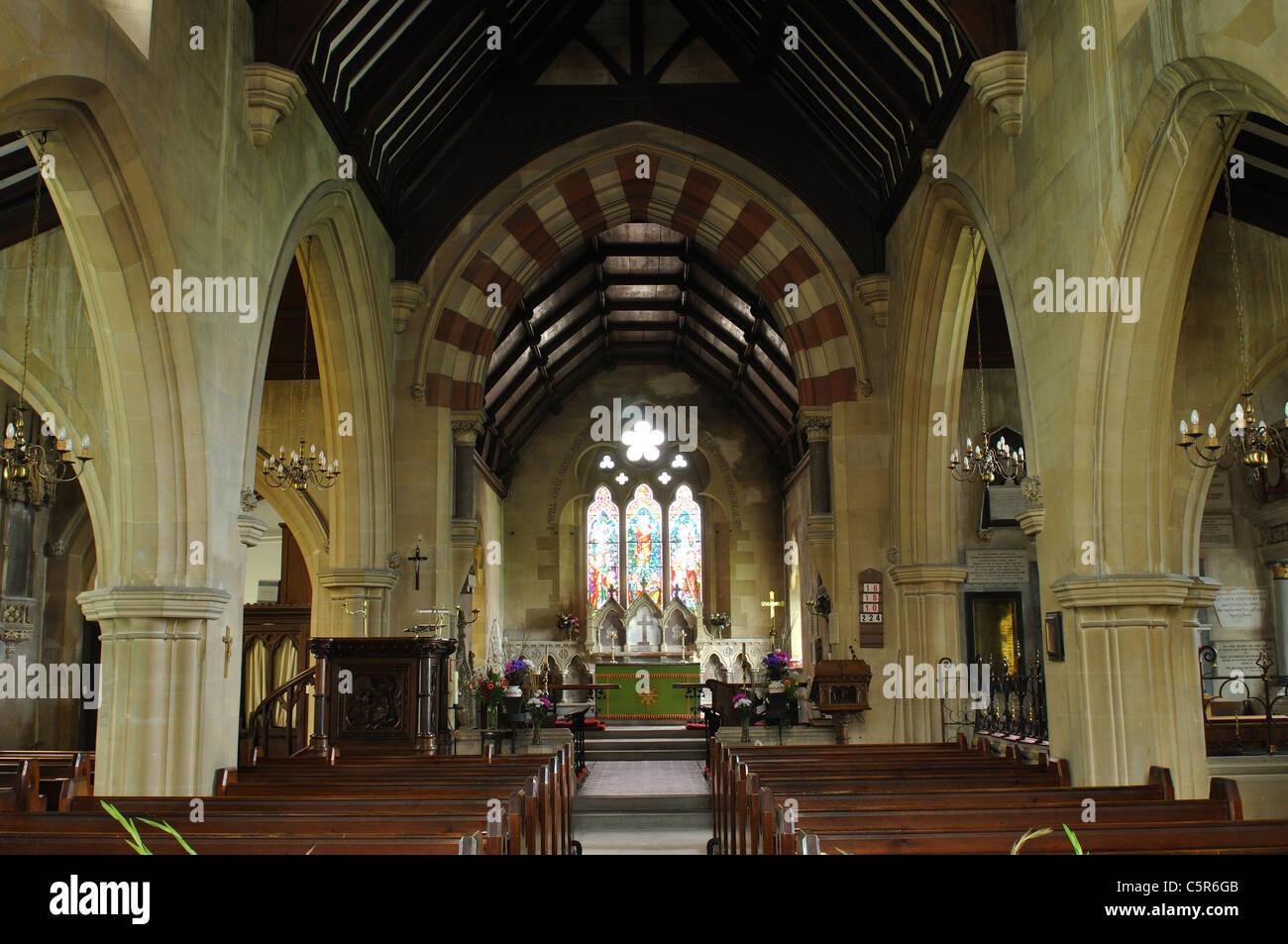 St. John the Baptist Church, Shipton Moyne, Gloucestershire, England ...