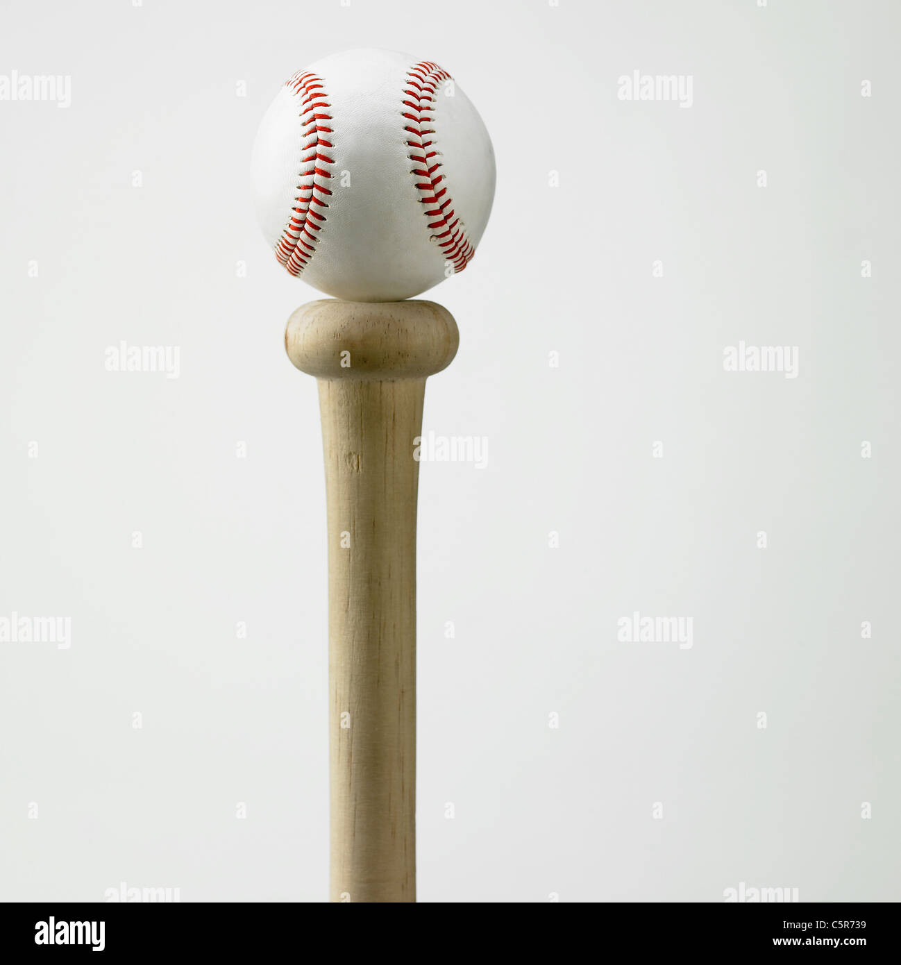 A bat and a ball Stock Photo - Alamy