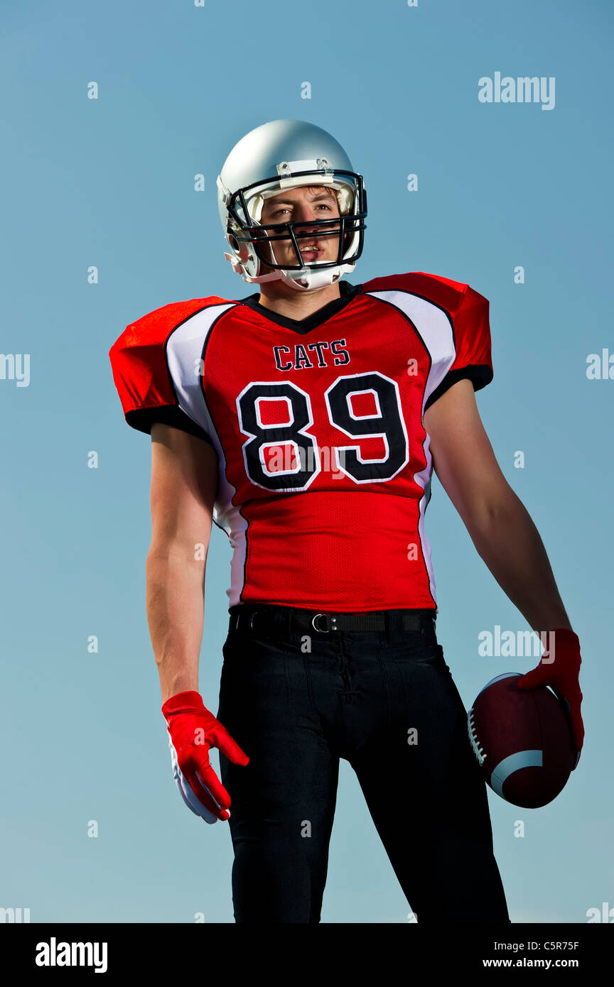 American Football player Stock Photo - Alamy