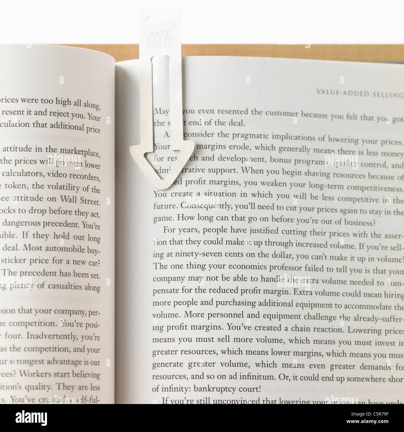 A book and a bookmark Stock Photo - Alamy