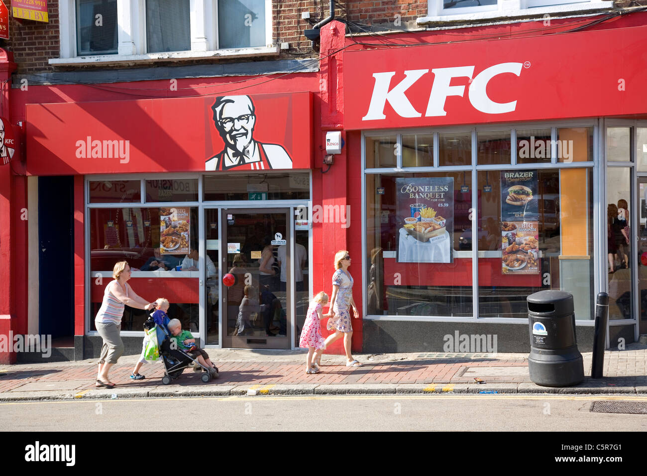 KFC Kentucky Fried Chicken in Clapham Junction Stock Photo - Alamy
