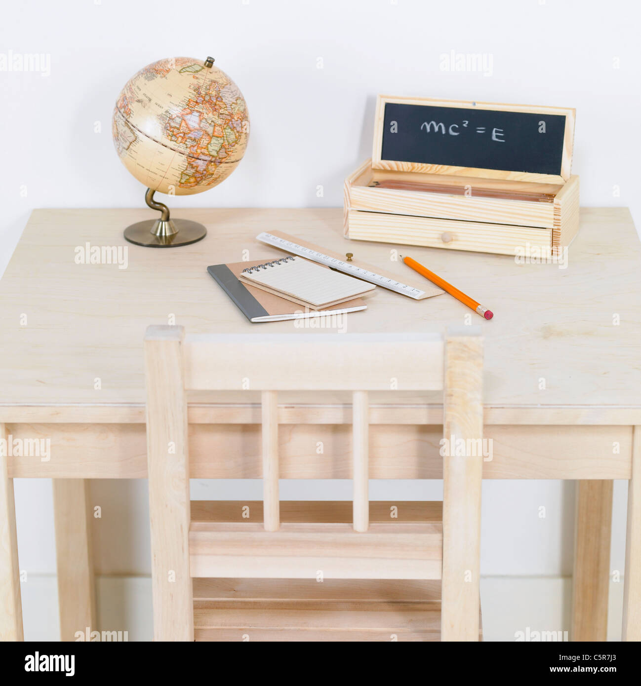 Objects on a desk Stock Photo - Alamy
