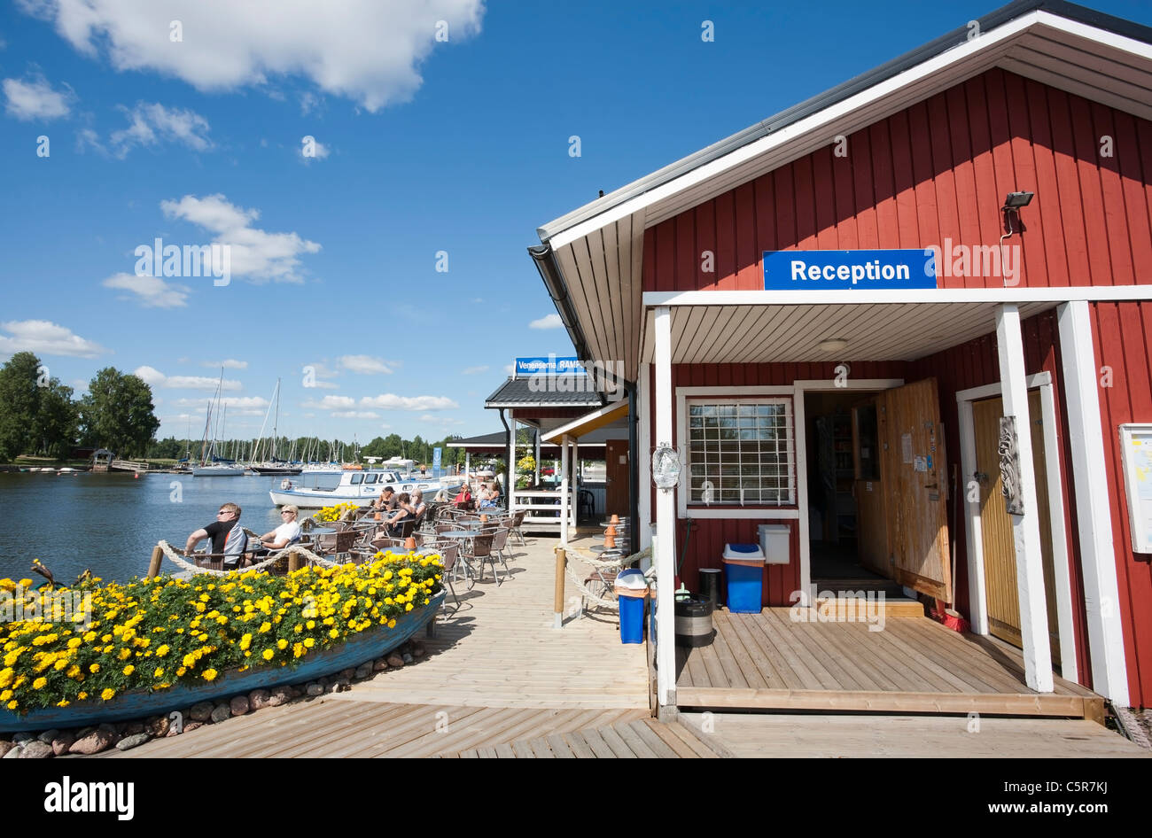 guest harbour at Hamina Finland Stock Photo - Alamy