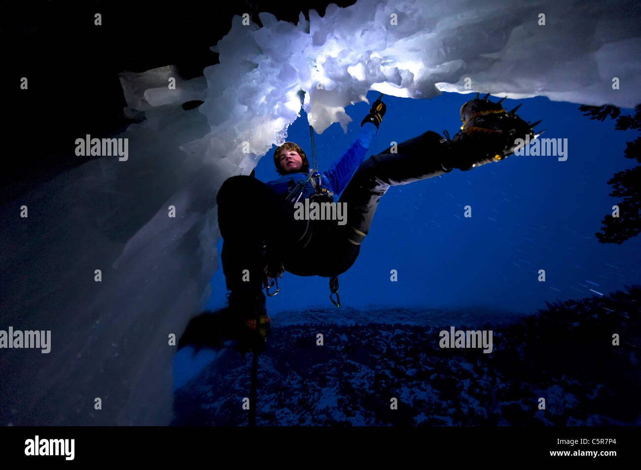 Ice cave climber hi-res stock photography and images - Alamy