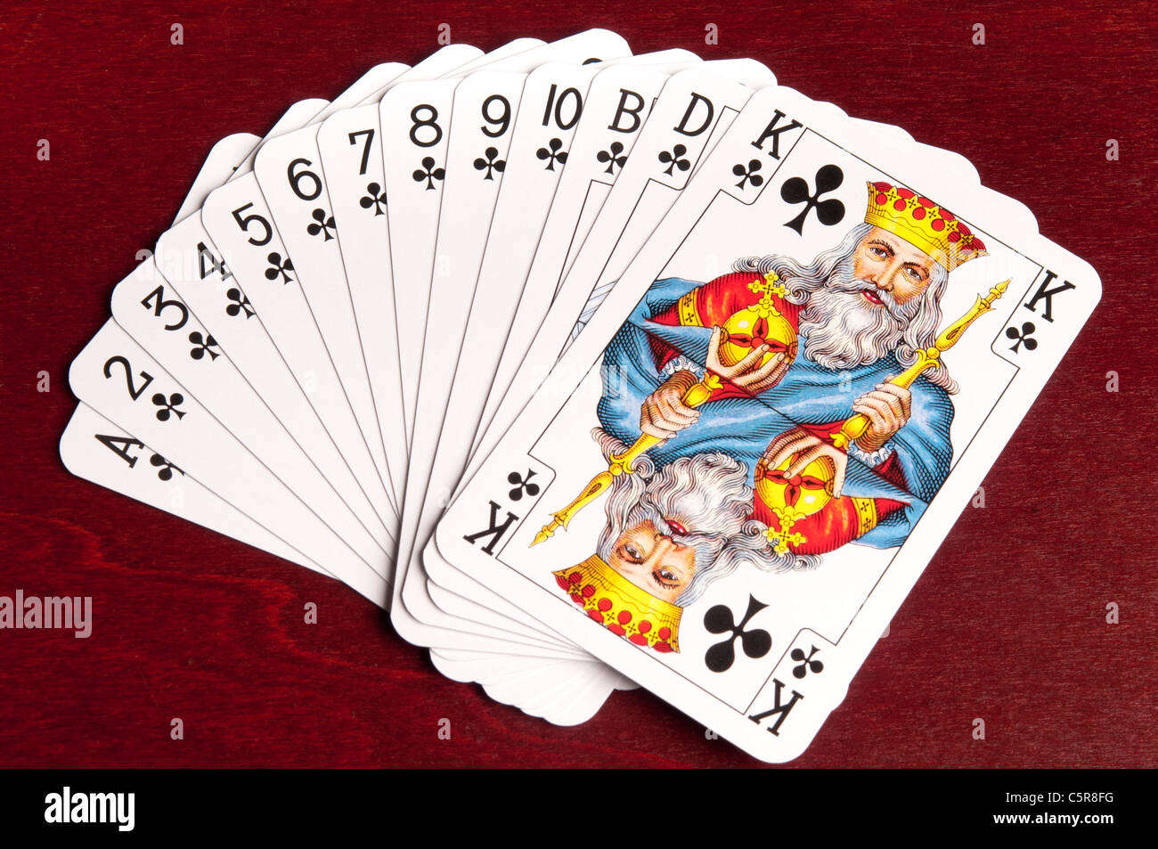 Clubs Playing Cards High Resolution Stock Photography and Images - Alamy