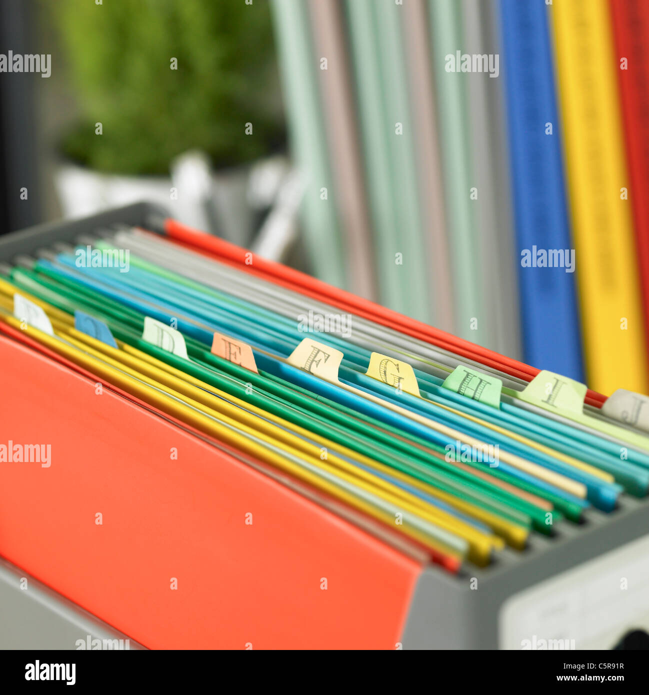 Piled of office files hi-res stock photography and images - Alamy