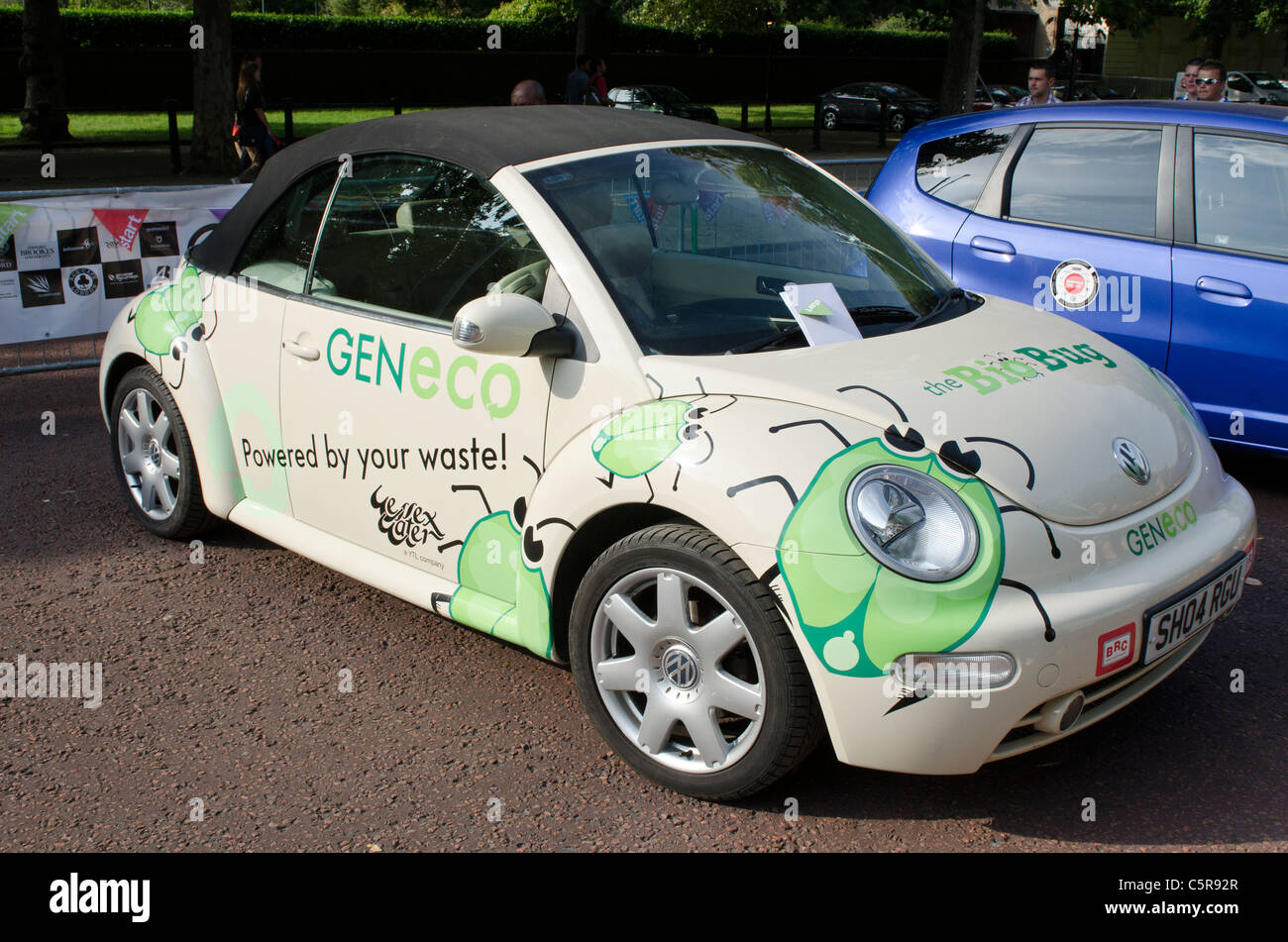 VW Bio Bug Geneco car powered by waste Bridgestone Eco rally in The ...