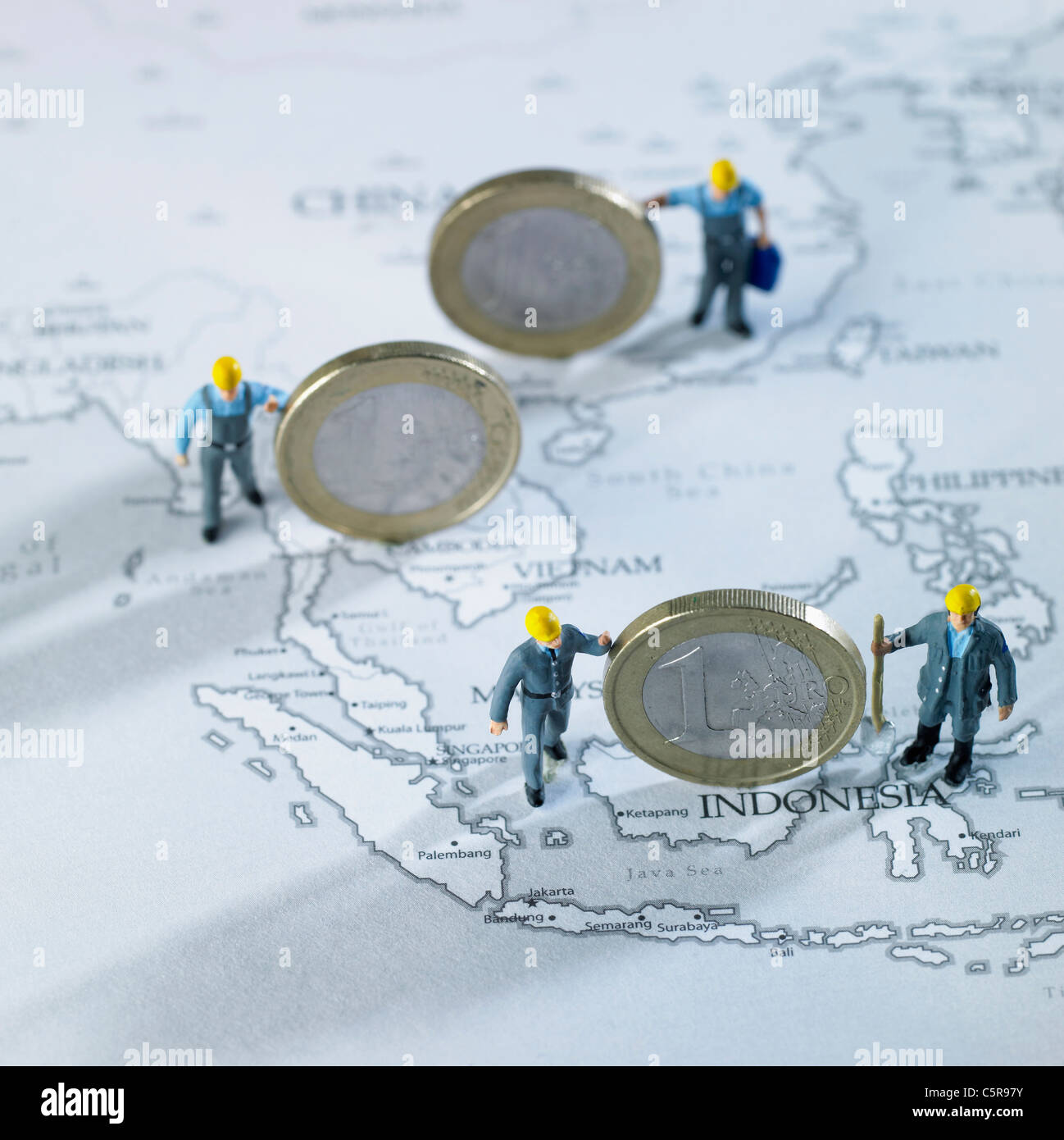 Map of currency hi-res stock photography and images - Alamy