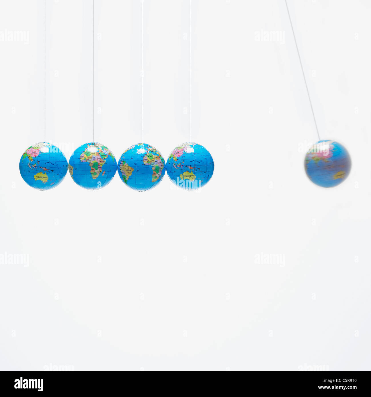 Objects in a row Cut Out Stock Images & Pictures - Alamy