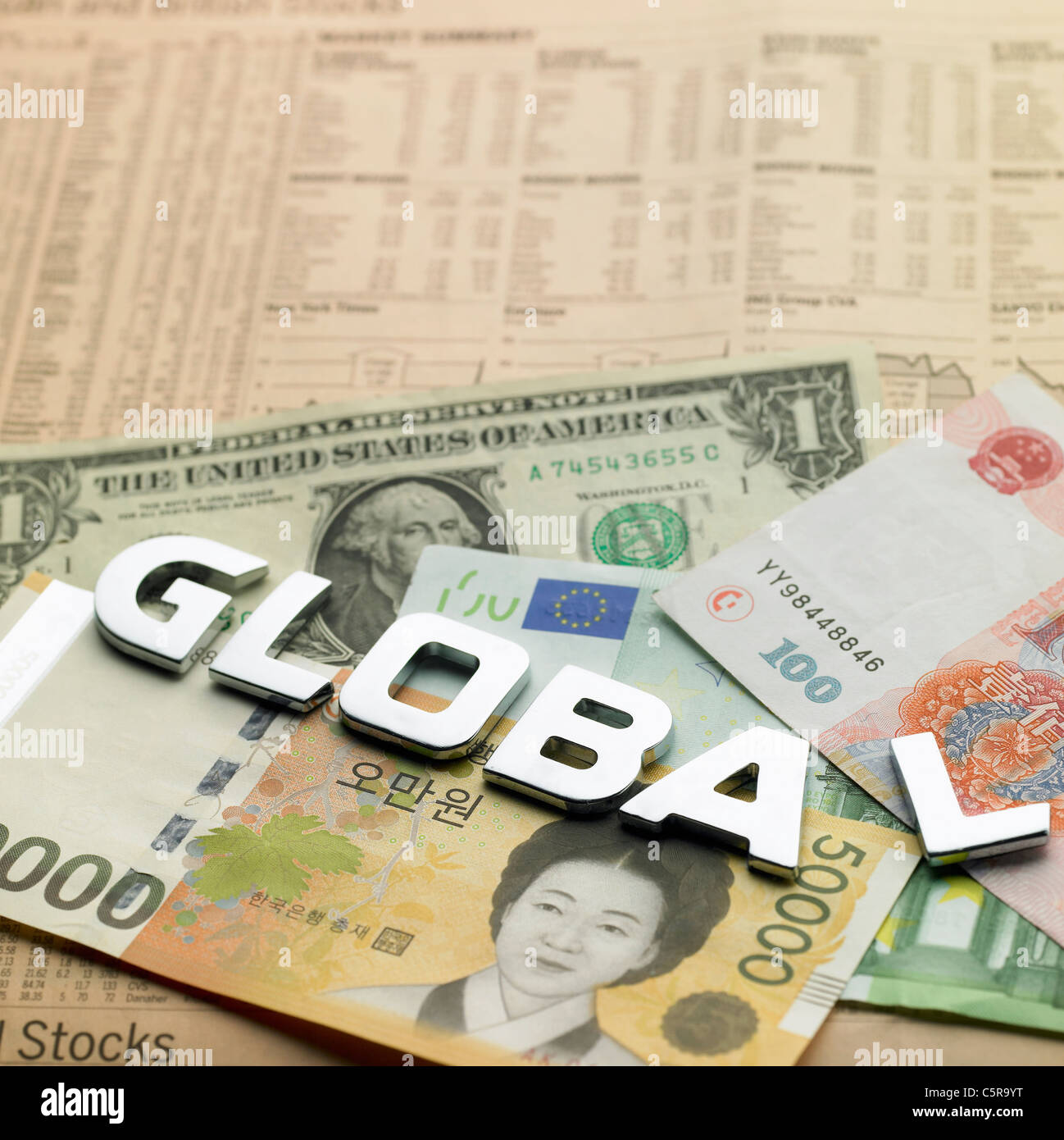 Money alphabet hi-res stock photography and images - Alamy