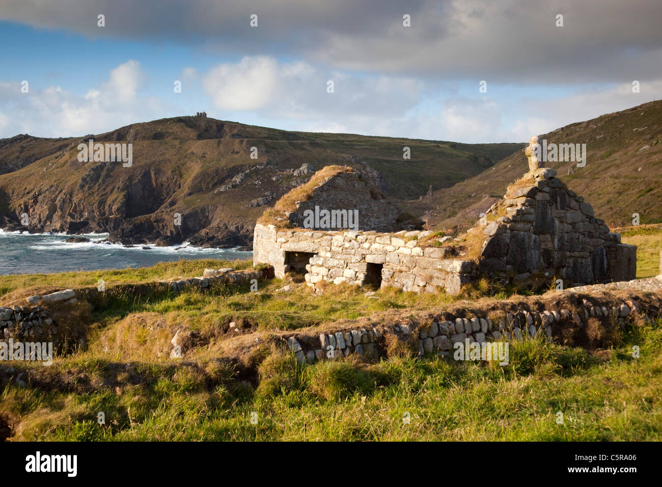 St Helen's Oratory; Cape Cornwall; UK Stock Photo - Alamy