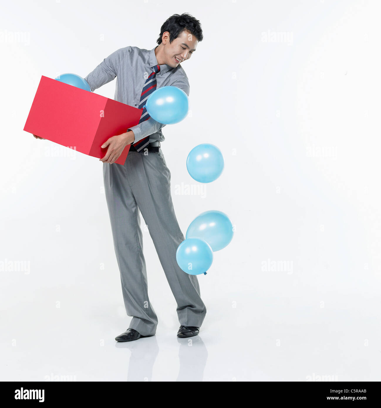 Man coming out of box hi-res stock photography and images - Alamy
