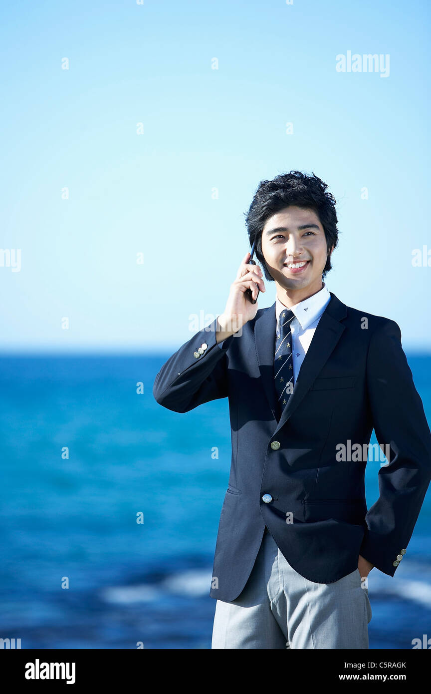 A man taking mobile phone Stock Photo - Alamy