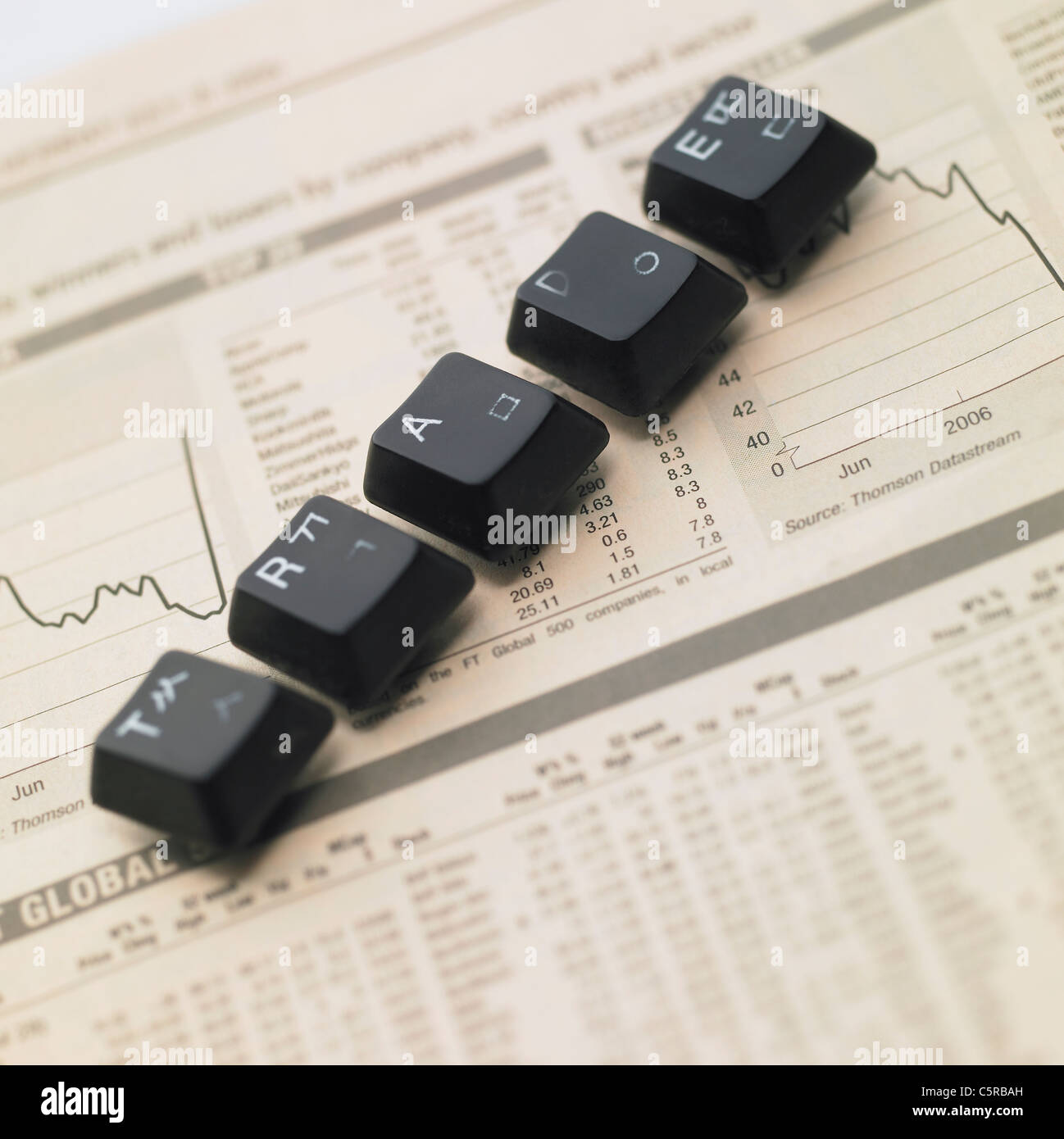 A word made by keyboard keys Stock Photo - Alamy