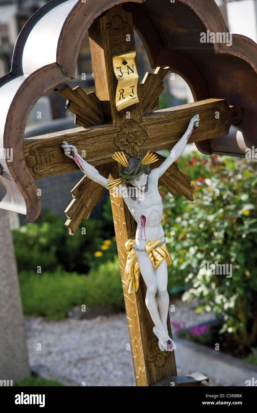 Germany, Bavaria, Upper 'Bavaria, Traditional cross Stock Photo - Alamy