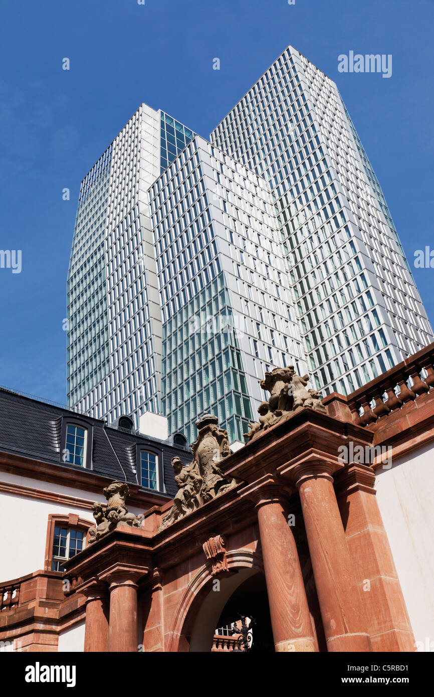 Europe, Germany, Hesse, Frankfurt, View of Nextower Stock Photo - Alamy