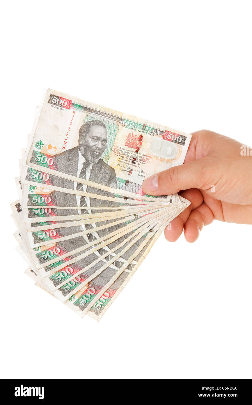 Kenyan shilling notes hi-res stock photography and images - Alamy