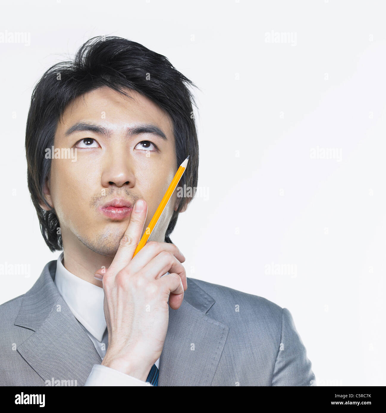 A man thinking something Stock Photo - Alamy