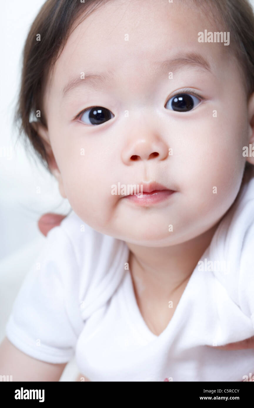 A baby's face Stock Photo - Alamy