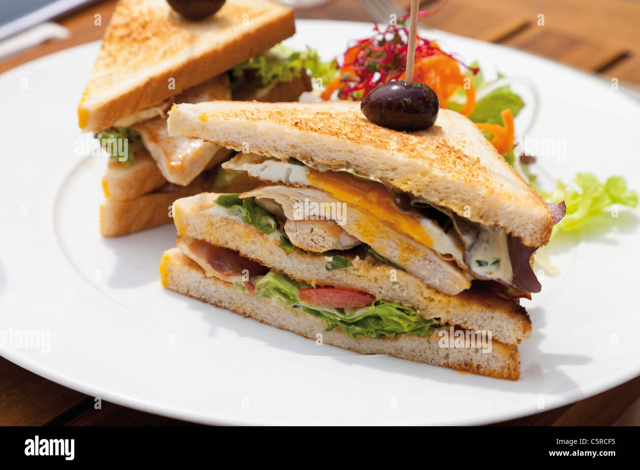 Close up of sandwiches Stock Photo - Alamy
