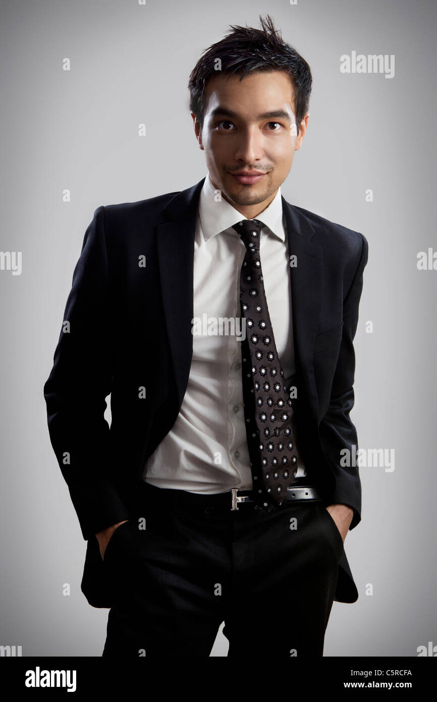 Smartly dressed male model hi-res stock photography and images - Alamy